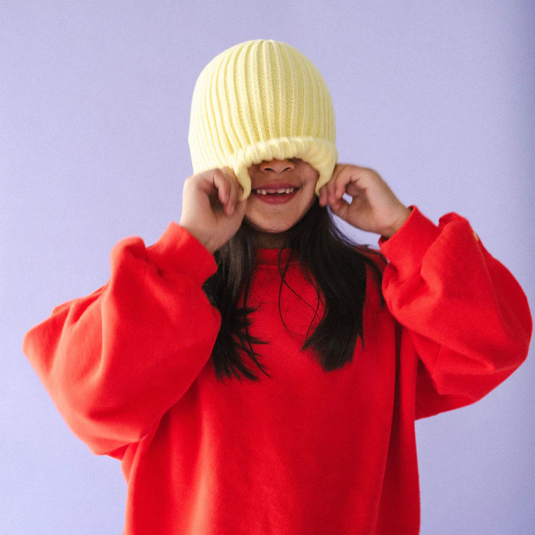 The Sam Beanie - Lemon – Tim & Gerry's Kids Boutique